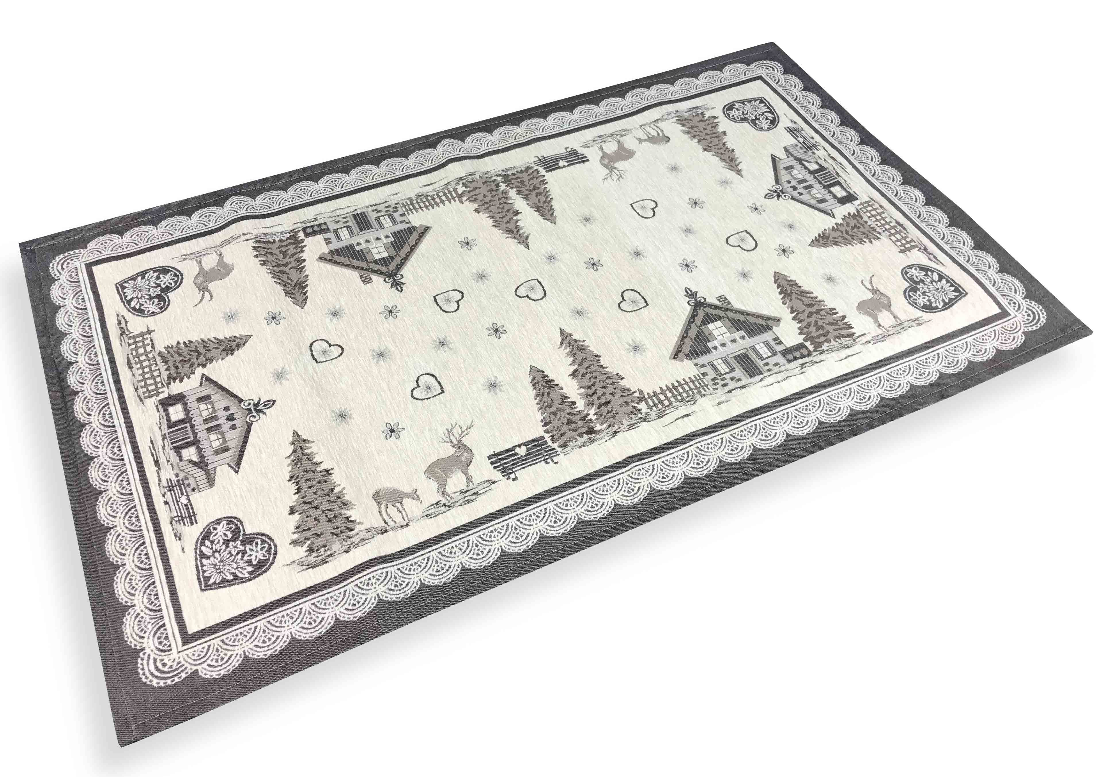 Tappeto made in italy con disegno tirolese, disponibile in 4 misure ...